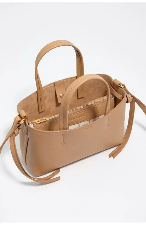Bimba Y Lola Mini Leather Bag With Adjustable Strap