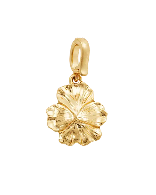 FABLE ENGLAND Pansy & Pearl Toggle Necklace