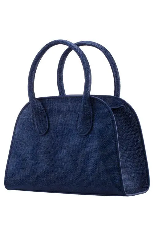 Nina Yorke Top Handle Bag - Navy