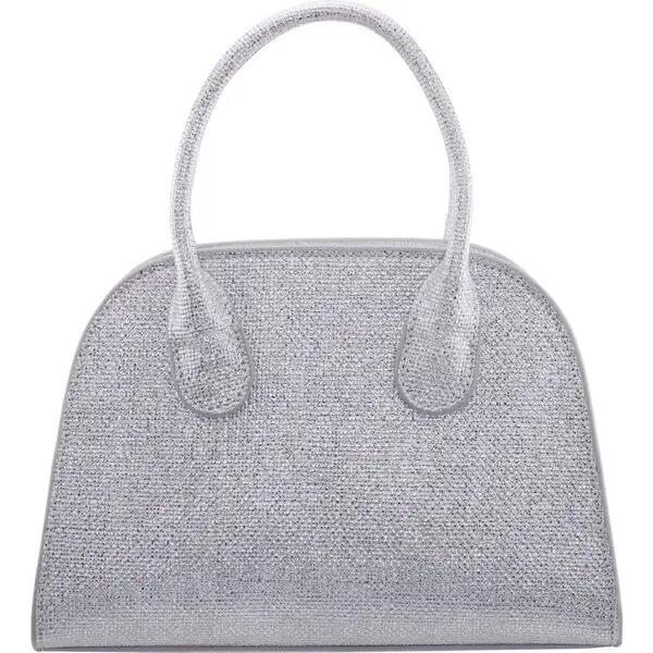 Nina Yorke Top Handle Bag - Silver