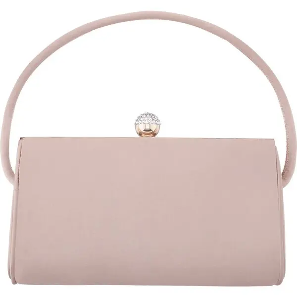 Nina Khalani Satin Clutch - Honey