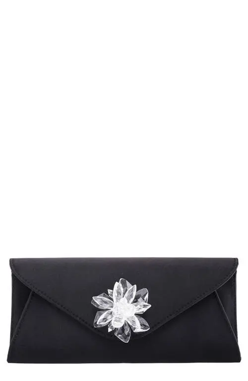 Nina Twila Envelope Clutch - Black