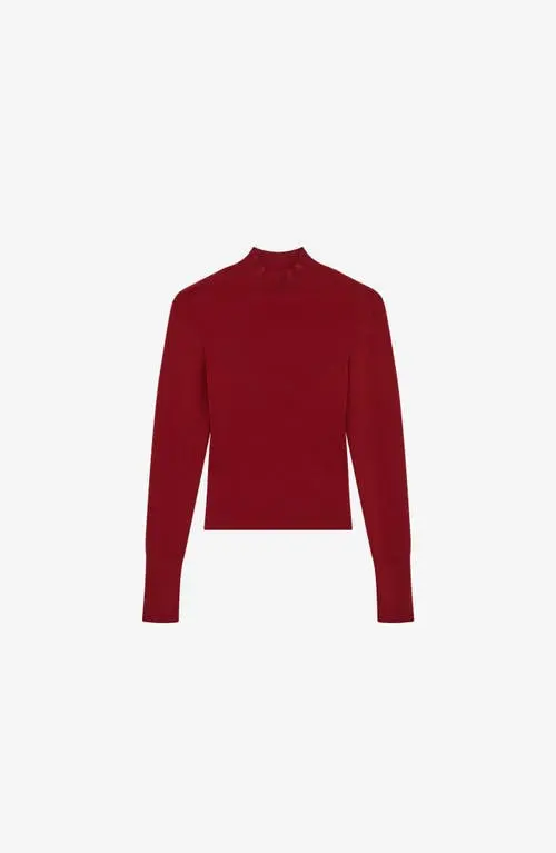 IRO PARIS Fenya Knit Turtleneck - Lipstick Red