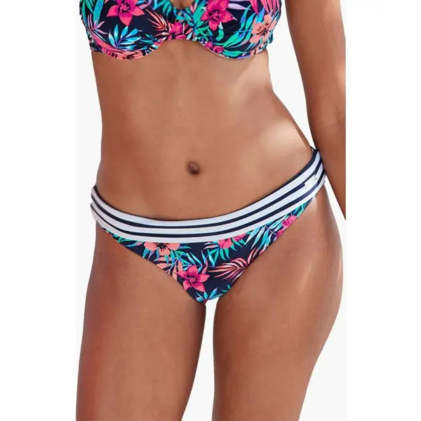 LASCANA Fold Over Bikini Bottom - Multi Print