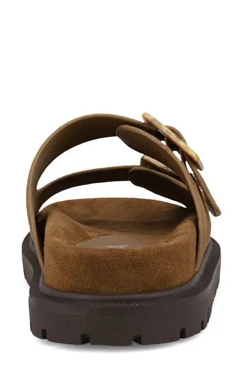 Mia Gen Slide Sandal - Coffee