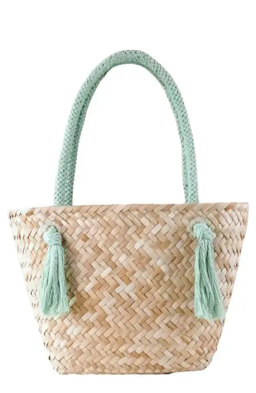 Likhâ Seagrass Large Tote Bag - Sage