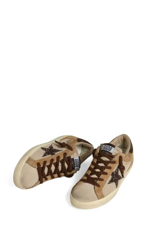 GOLDEN GOOSE Super-star Low Top Sneaker - Beige/brown
