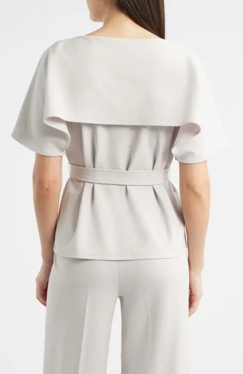 Anne Klein Layered Bateau Neck Knit Top