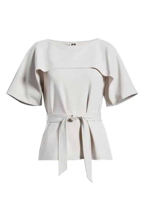 Anne Klein Layered Bateau Neck Knit Top