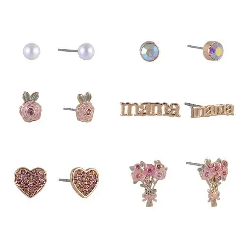 HALLMARK Mother's Day Stud Earring Set - Pink