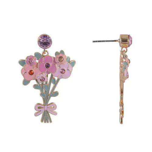 HALLMARK Flower Bouquet Earrings
