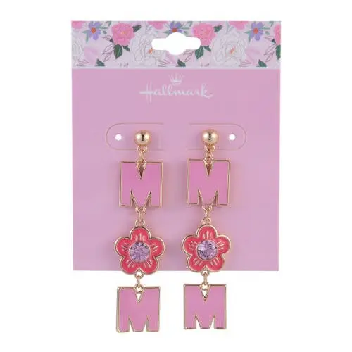 HALLMARK Enamel Mom Earrings
