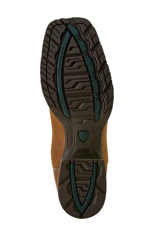 Ariat Hybrid Rancher Patriot Wide Square Toe Cowboy Boot - Brown