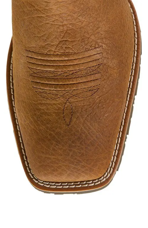 Ariat Hybrid Rancher Patriot Wide Square Toe Cowboy Boot - Brown