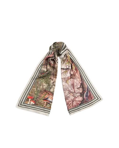 FABLE ENGLAND Woodland Tales Scarf - Multi Colour