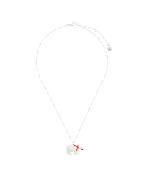 FABLE ENGLAND Cosy Polar Bear Chain Necklace