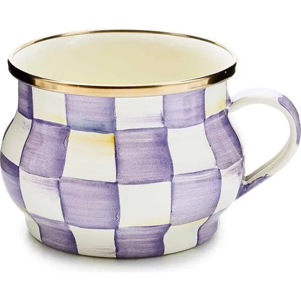 MACKENZIE-CHILDS Check Teacup - Violet