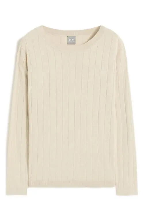 MM BY MAX MARA Attuale Rib Silk & Cotton Sweater