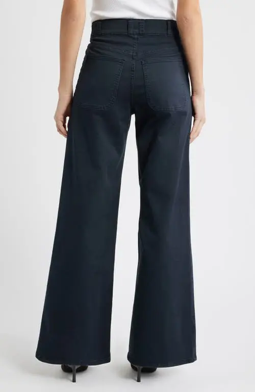 FRAME Modern Pocket High-waist Wide-leg Pants