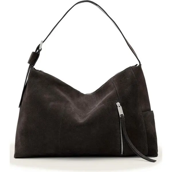 ALLSAINTS Alba Suede Shoulder Bag