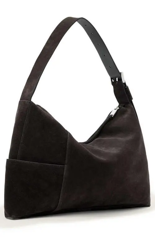 ALLSAINTS Alba Suede Shoulder Bag
