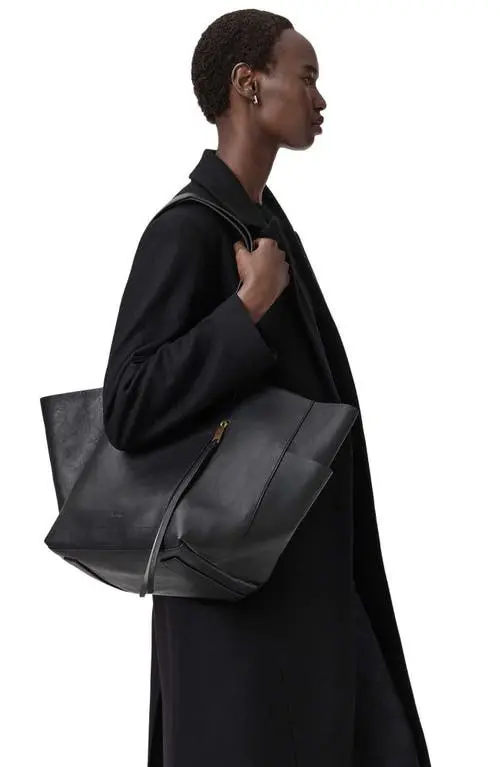 ALLSAINTS Alba Leather West Tote