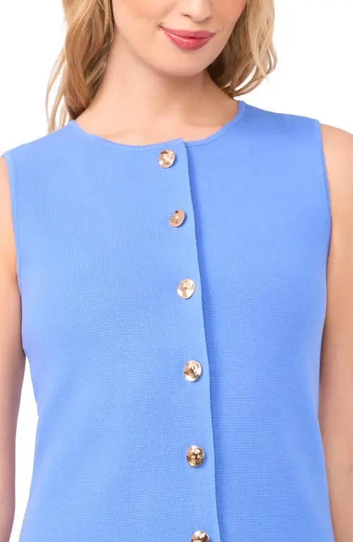 Ted Baker London Lois Sleeveless Button-up Minidress - Granada Sky