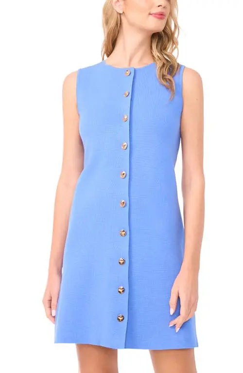 Ted Baker London Lois Sleeveless Button-up Minidress - Granada Sky