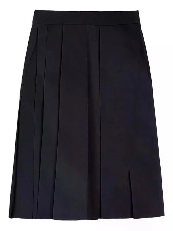 JIL SANDER Pleated Front-wrap Skirt