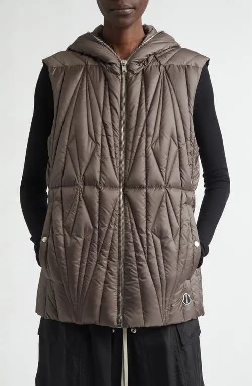 Moncler Geocamo Ziplock Hooded Down Vest