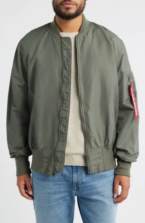 Alpha Industries L-2b Hunter Water-resistant Bomber Jacket - Field Gray