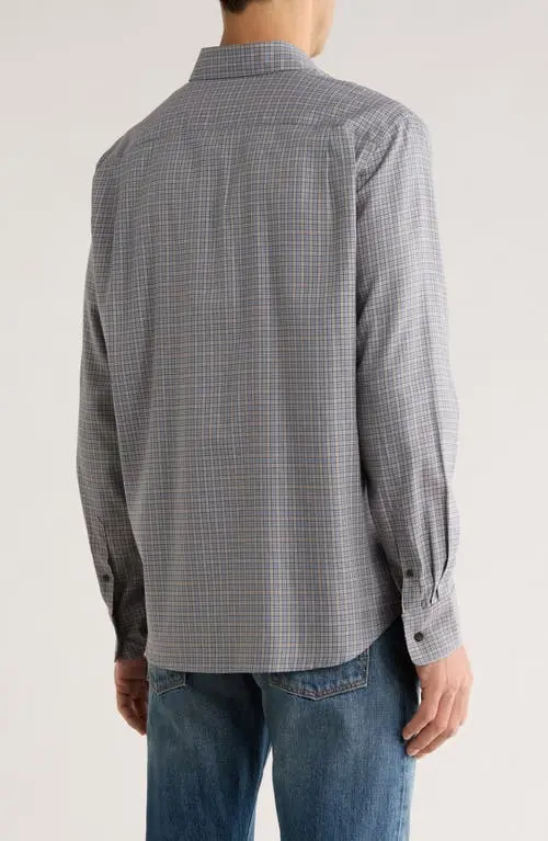 Vince Genesse Plaid Button-up Shirt