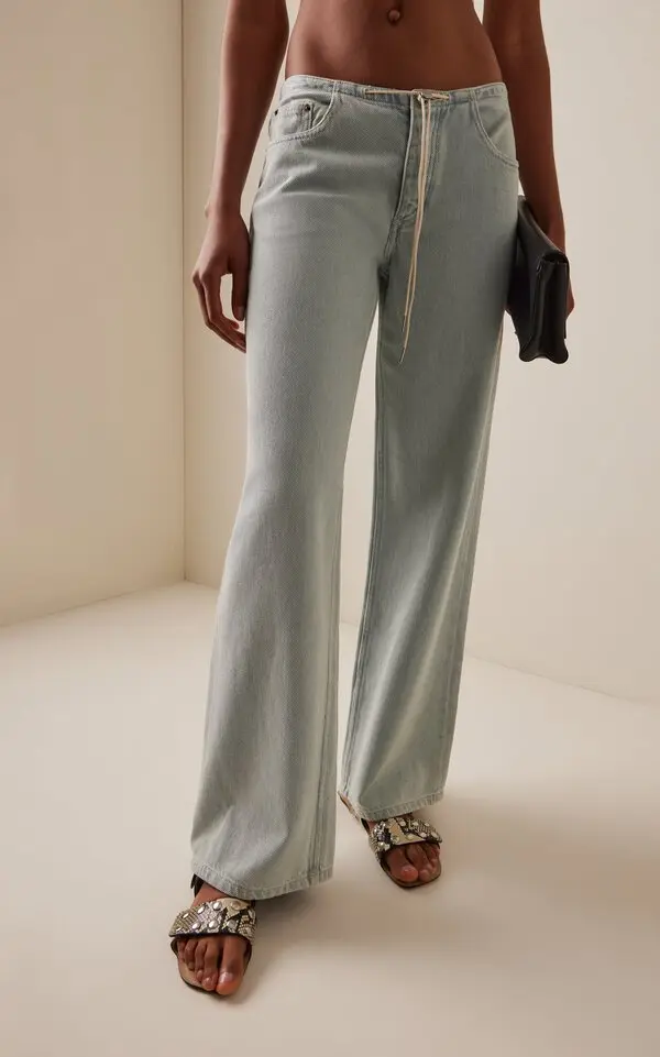 Still Here Cool Low-rise Straight-leg Jeans