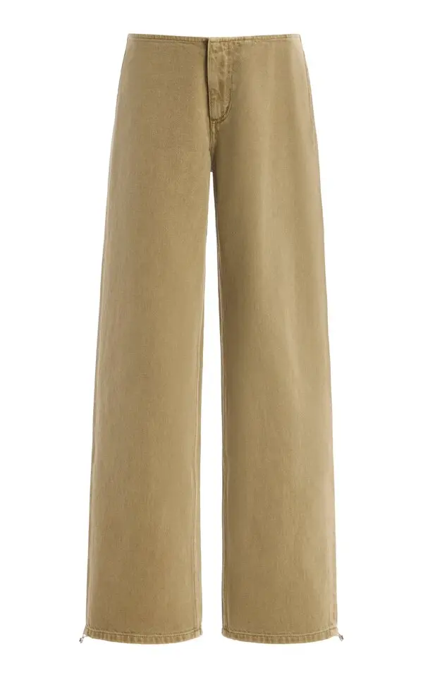 Still Here Sport Low-rise Straight-leg Jeans - Brown
