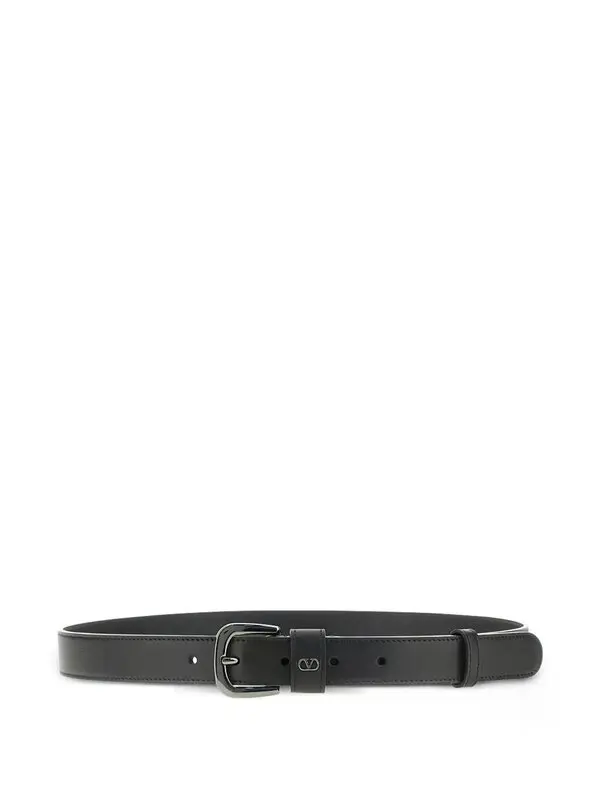 Valentino Garavani Logo Belt - Black