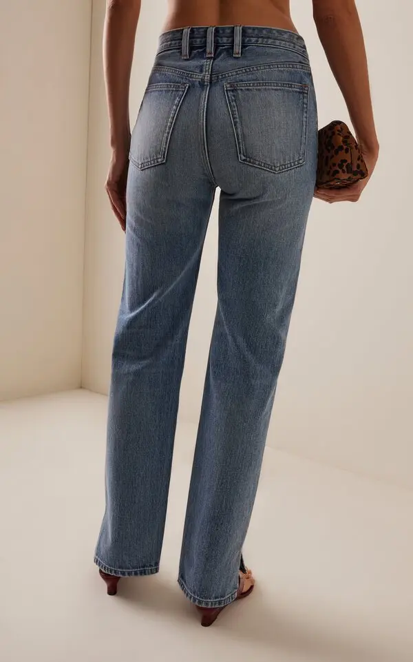 RÙADH The Agnes Rigid Straight-leg Jeans - Light Wash