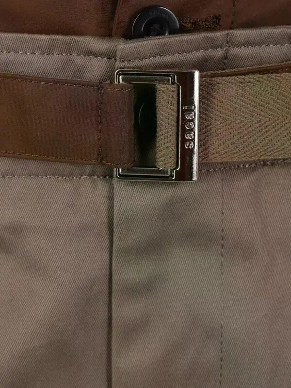 Sacai Gabardine Cargo Trousers - Brown