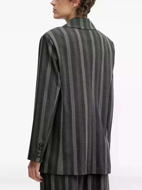 MOS MOSH Striped Button Blazer