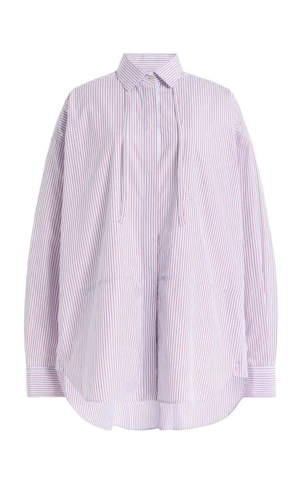 RÙADH Rãadh The Dune Striped Cotton Poplin Shirt - Multi