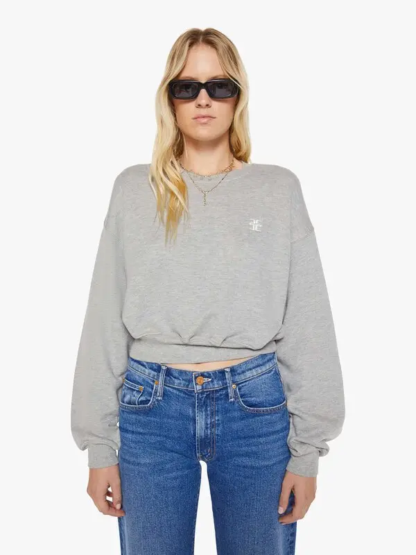 Eterne Terne Cropped Crewneck Sweatshirt