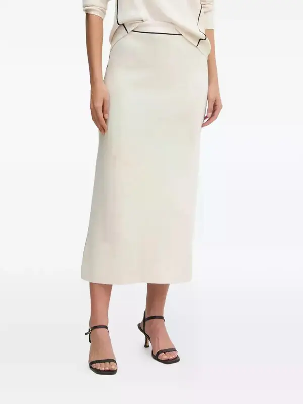 OUI Trim-detail Midi Skirt