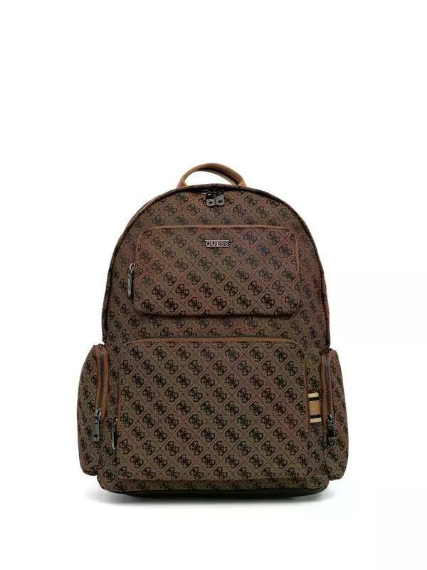 Guess Zip-fastening Backpack - Brown