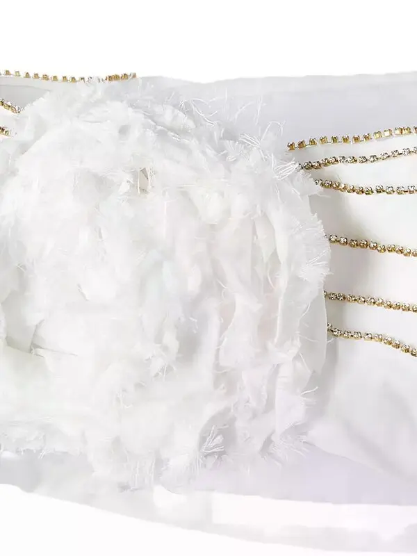 MAISON MICHEL Hiromi Crystal-embellished Headband