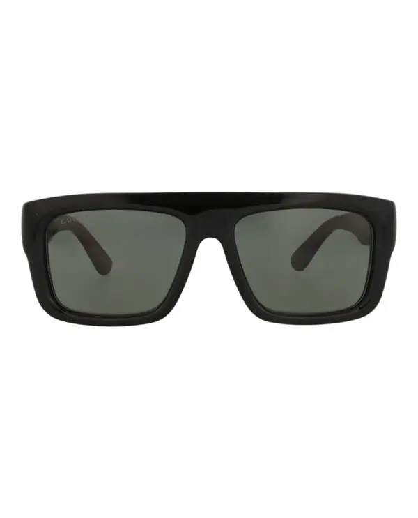 Gucci Square-frame Recycled Acetate Sunglasses - Black Black Grey (gg1461s/30014461/001)