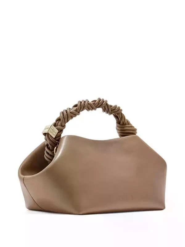GANNI Small Twisted Handle Bag - Brown