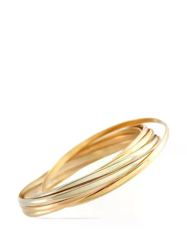 Cartier Interlocking Ring Bangle - Gold