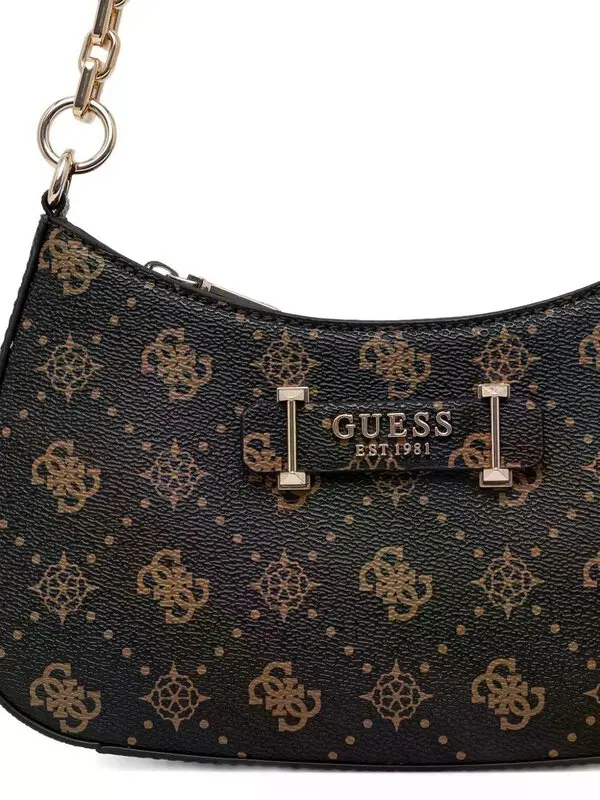 Guess Carrie Monogram Shoulder Bag