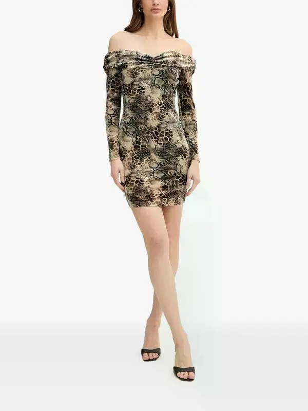 Guess Off-shoulder Mini Dress
