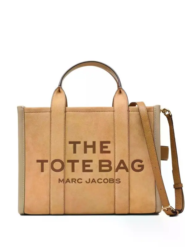 Marc Jacobs The Medium Logo-detail Tote Bag - Neutrals
