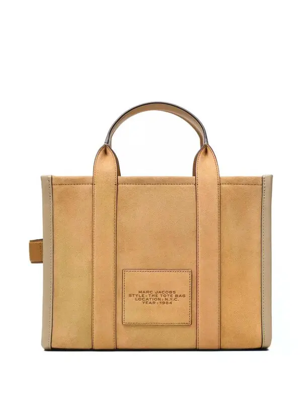 Marc Jacobs The Medium Logo-detail Tote Bag - Neutrals